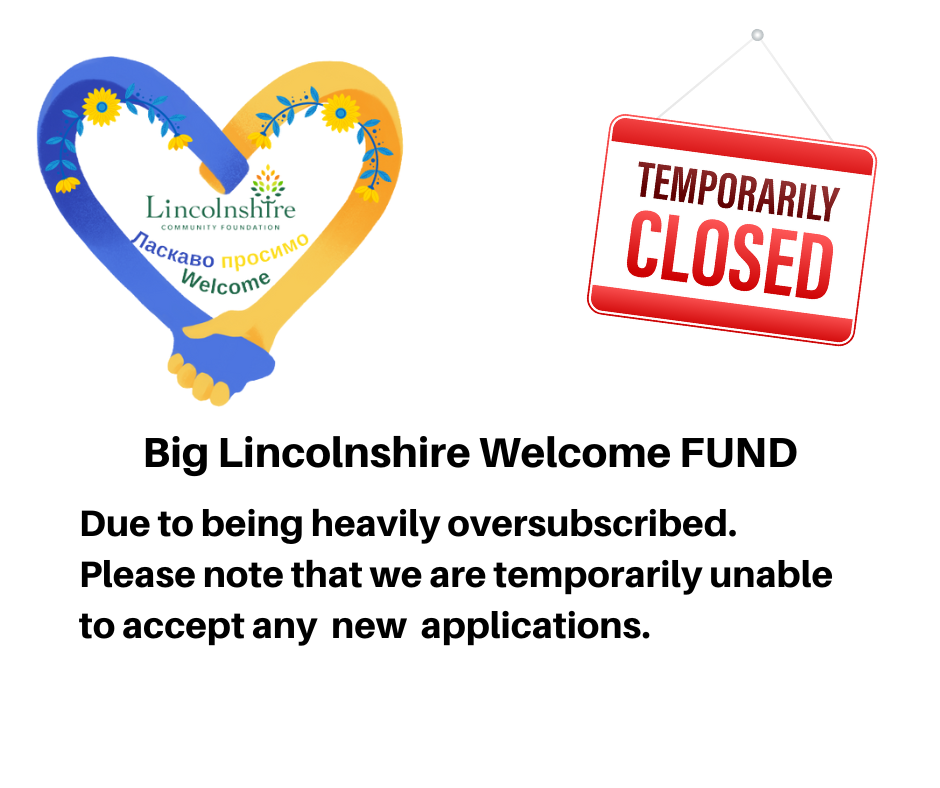 Big Lincolnshire Welcome Fund – Ukraine – Lincolnshire Community Foundation